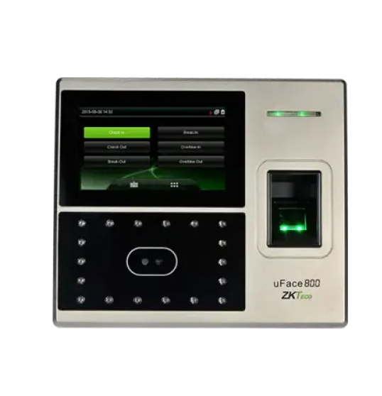 ZKTeco uFace800 Multi-Biometric Time & Attendance And Access Control ...