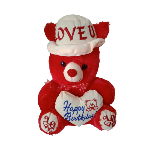 Teddy Bear Soft Toy for Kids - Red