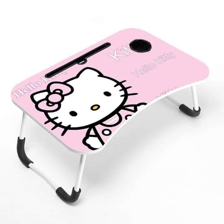 Printed Foldable Multifunctional Table - Hello Kitty Design